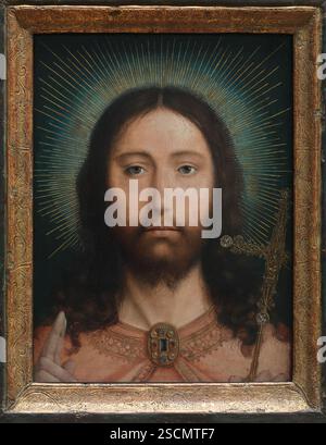 Christ Salvator Mundi 1505 by Quinten Massijs, Royal Museum of Fine ...