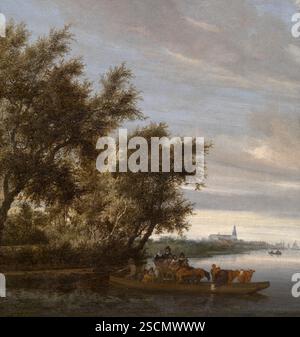 Salomon van Ruysdael painting; Farm Buildings in a Landscape 1628 ...