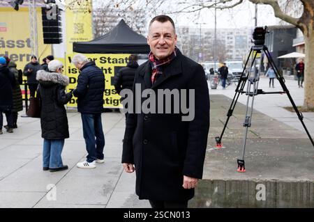 Torsten Herbst bei einer Wahlkampfveranstaltung der FDP zum ...