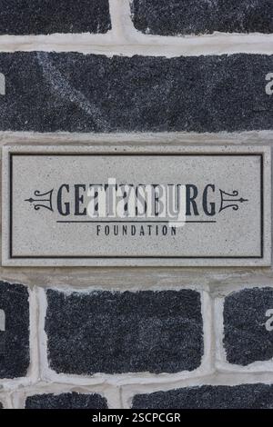 Battle of gettysburg Historical Plaque Pennsylvania PA Stock Photo - Alamy