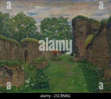 Ruined building probably monastery Stock Photo - Alamy