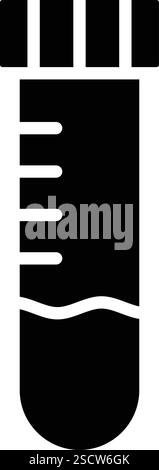 Test tube vector icon. Modern, simple flat vector illustration for web ...