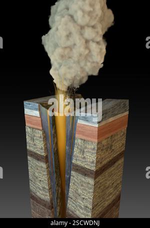 Kimberlite pipes are carrot-shaped volcanic pipes that rise 100 to ...