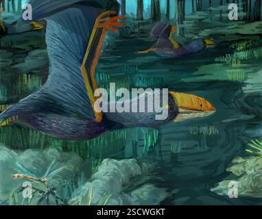 Azhdarcho is a genus of azhdarchid pterosaur from the late Cretaceous ...