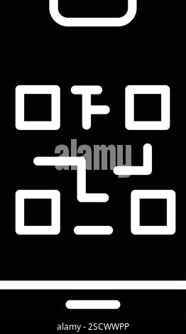 3d QR Code Icon Isolated. Render Modern QR Code Symbol. Concept of Online Shopping ...