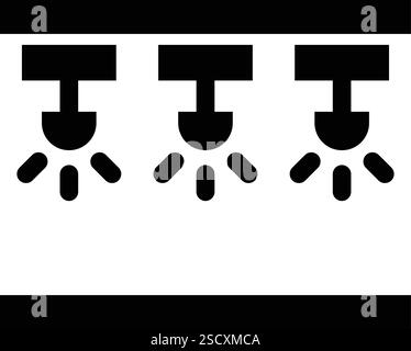 Spotlight icon vector, filled flat sign, solid pictogram isolated on ...