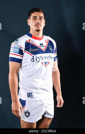 Wakefield Trinity's Caleb Hamlin-Uele during the Betfred Super League ...