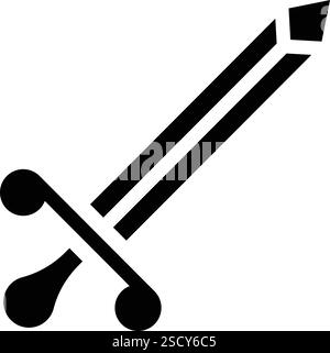 Sword app icon outline vector. Pc online. Game sport Stock Vector Image ...