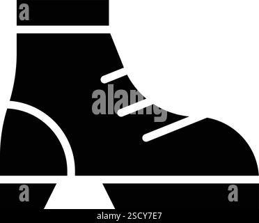 Boots icon vector, filled flat sign, solid pictogram isolated on white ...
