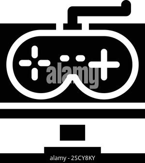 set vector illustration of portal ui game level up concept isolabe on ...