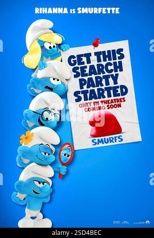 Smurfs (2025) directed by Chris Miller and starring Rihanna as ...