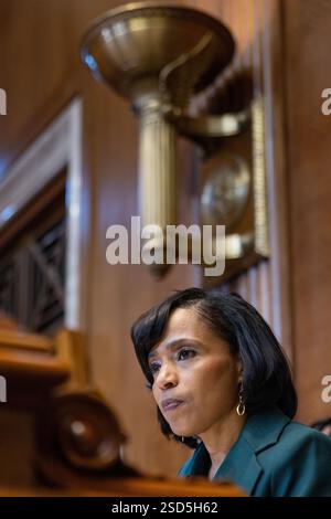 United States Senator Angela Alsobrooks (Democrat of Maryland) speaks ...