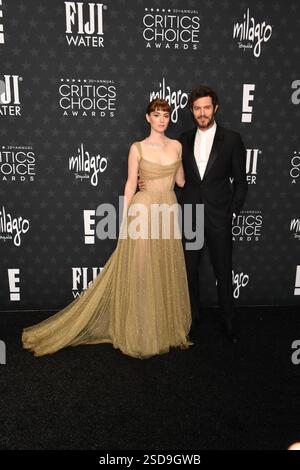 Adam Brody, and Leighton Meester attends the 83rd annual Golden Globe ...