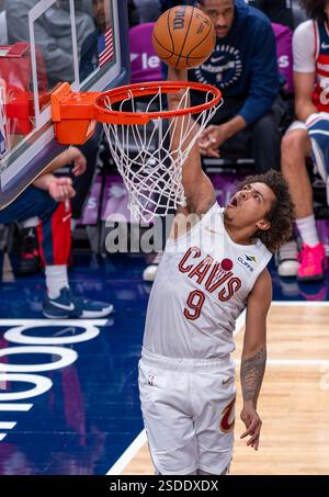 Cleveland Cavaliers guard Craig Porter Jr. (9) shoots as Brooklyn Nets ...