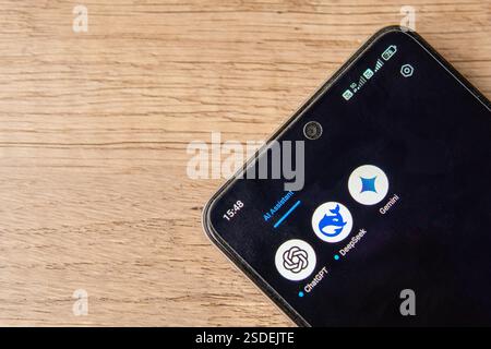 Smartphone screen displaying a support concept Stock Photo - Alamy
