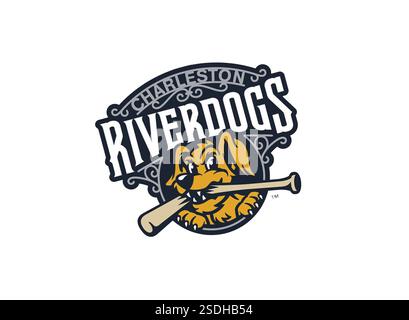 Charleston RiverDogs logo, Baseball, Logo Stock Photo - Alamy