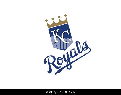 Rotated to left, Kansas City Royals Logo 1986, Baseball, Old Logo from ...