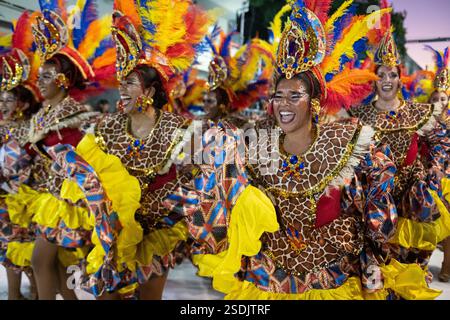 Montevideo, Uruguay. 07th Feb, 2025. A participant in the Llamadas ...