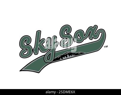 Rotated to left, Colorado Springs Sky Sox logo, Baseball, Logo Stock ...