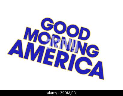 Rotated to right, Good Morning America Logo 1996, Historic Logo from ...