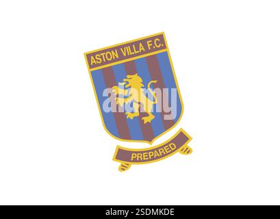 Aston Villa Logo 1992, Soccer, Old Logo from 1992 Stock Photo - Alamy