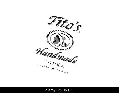 Rotated to right, Titos Logo, Drink, Logo Stock Photo - Alamy