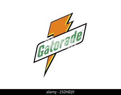 Gatorade Logo 1998, Drink, Old Logo from 1998 Stock Photo - Alamy
