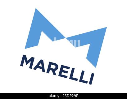 Rotated to right, Magneti Marelli Logo 2001, Electronics, Historic Logo ...