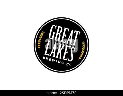 Great Lakes Dortmunder Gold Lager Logo, Logo Stock Photo - Alamy