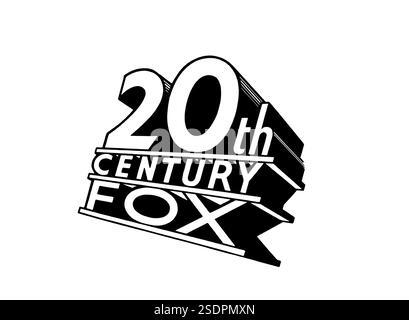 Rotated to right, 20th Century Fox Logo, Media & TV, Logo Stock Photo - Alamy