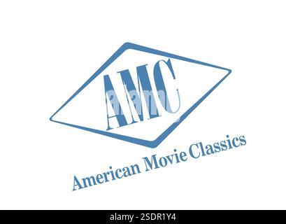AMC TV Logo 1999, Old Logo from 1999 Stock Photo - Alamy