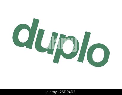 Duplo Logo 1969, Other companies, Old Logo from 1969 Stock Photo - Alamy
