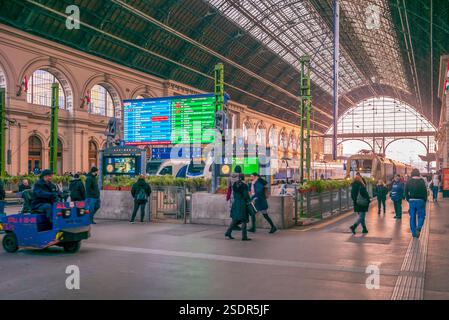 Budapest, Hungary, 05 feb 2025, keleti railway station, taurus ...