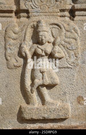 Statues at Ramchandra Temple, Hazara Rama, Hampi, Vijayanagara, UNESCO ...