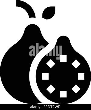 Guava icon vector logo set collection for web app ui Stock Vector Image ...