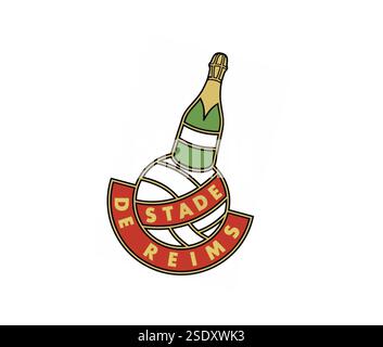 Rotated to right, Stade de Reims logo, Soccer, Logo Stock Photo - Alamy