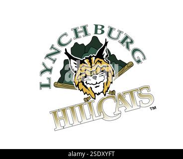 Lynchburg Hillcats Logo 1995, Baseball, Old Logo from 1995 Stock Photo ...