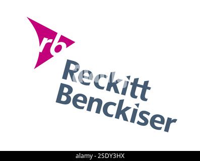 Rotated to right, Reckitt Benckiser Logo 2014, Industrial, Historic ...