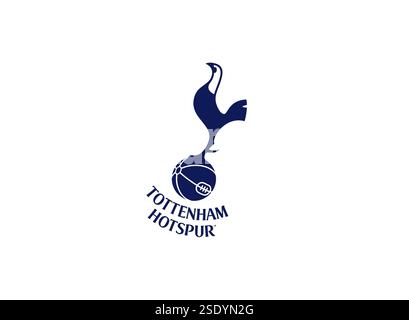Rotated to right, Tottenham Hotspur Logo 1983, Soccer, Old Logo from ...