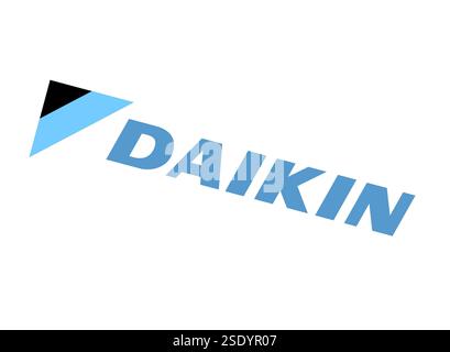 Rotated to right, Daikin Logo, Electronics, Logo Stock Photo - Alamy