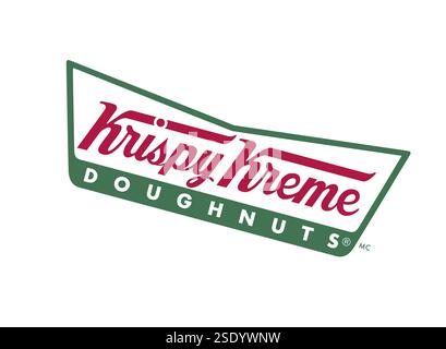 Krispy Kreme Logo 1991, Food, Old Logo from 1991 Stock Photo - Alamy