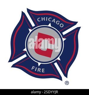 Rotated to right, Chicago Fire Logo 2019, Soccer, Old Logo from 2019 ...