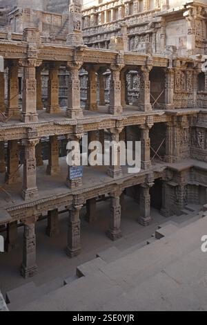 Heritage architecture, Step well Rani ni Vava, Patan, Gujarat, India ...
