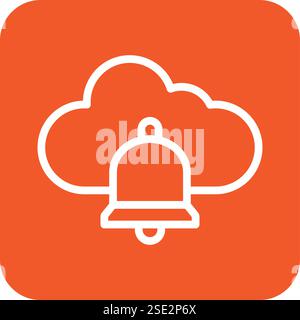 Notification icon vector, filled flat sign, solid pictogram isolated on ...