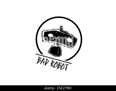 Rotated to right, Bad Robot Productions Logo, Logo Stock Photo - Alamy