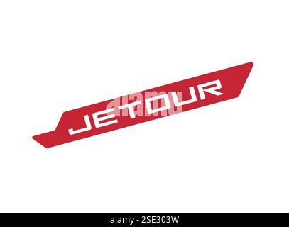Turned to the left, Jetour logo, car, logo Stock Photo - Alamy