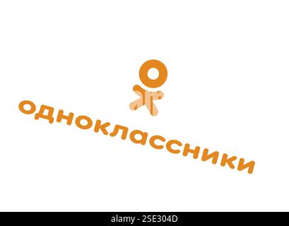 Rotated to right, Odnoklassniki Symbol, Internet, Logo Stock Photo - Alamy