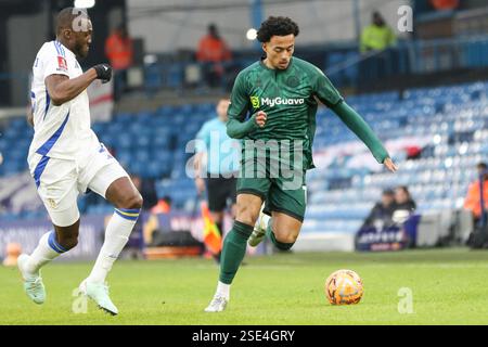 Femi Azeez of Millwall controls the ball on his way to scoring his goal ...