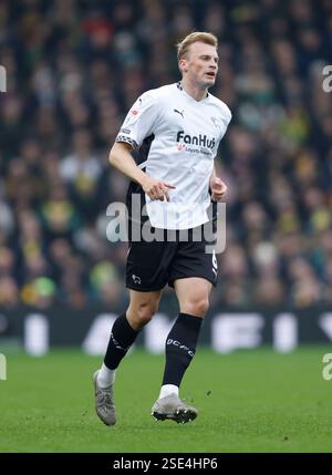 Derby County's Sondre Langas during the Sky Bet Championship match at ...