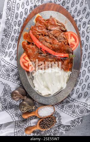 Iskender kebab a popular Turkish dish of lamb. Iskender kebab, also ...